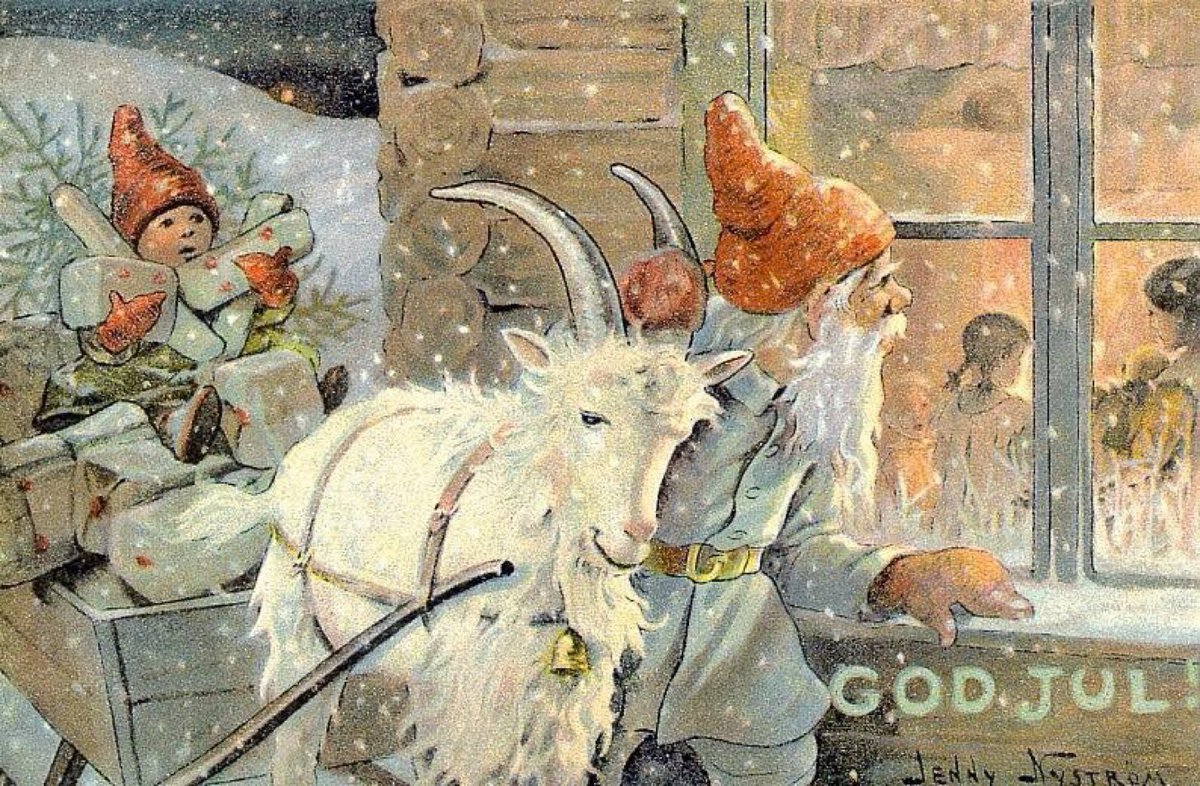 The Pagan Origins of the Yule Goat – Michael Walsh Stories and Books