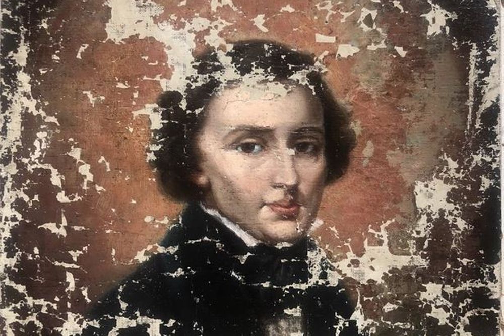 Rare Chopin portrait found at antiques market could be worth millions ...