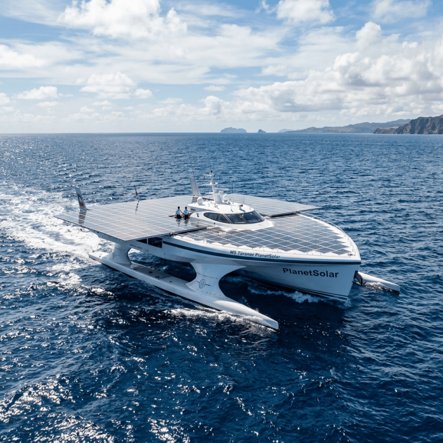 MS Tûranor: The World’s Largest Solar-Powered Boat – Michael Walsh ...